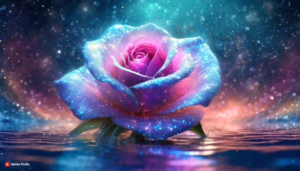 100+ Free Roses and Flower Images made of galaxy, stars, under the ...