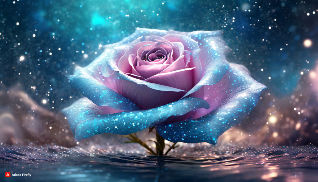 100+ Free Roses and Flower Images made of galaxy, stars, under the ...