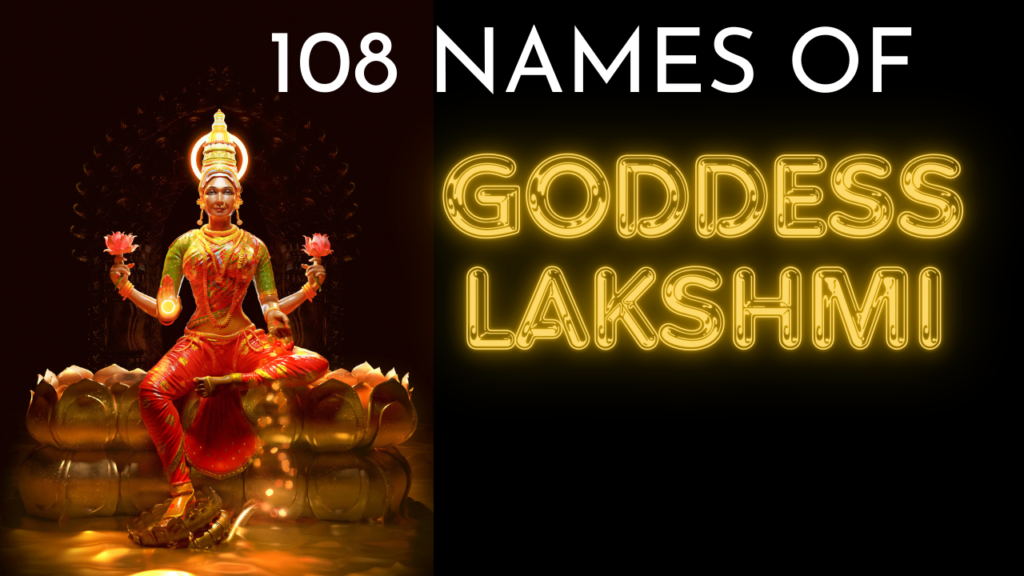 "108 Names of Goddess Lakshmi: Inspiring Baby Girl Names with Divine Meanings ...
